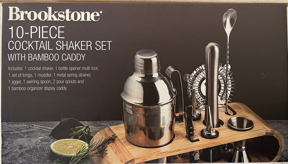 Brookstone 10 Pieces Cocktail Shaker Set – Cúrcuma®